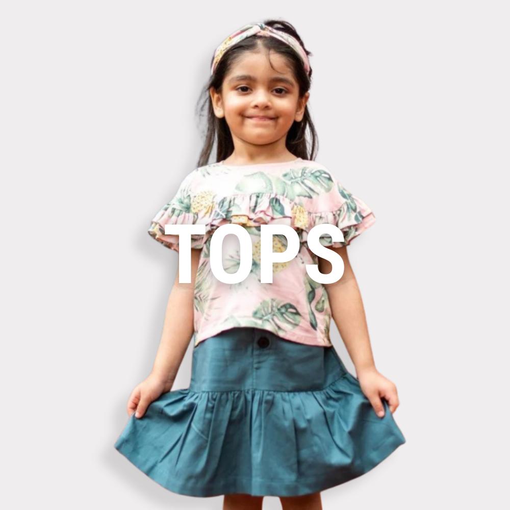 Buy Fancy Tops for Kid Girl | Kids Tops | White Dahlia
